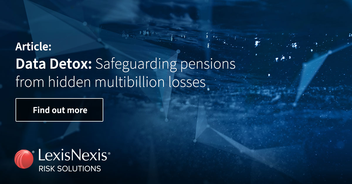 Data Detox: Safeguarding pensions from hidden multibillion pound losses